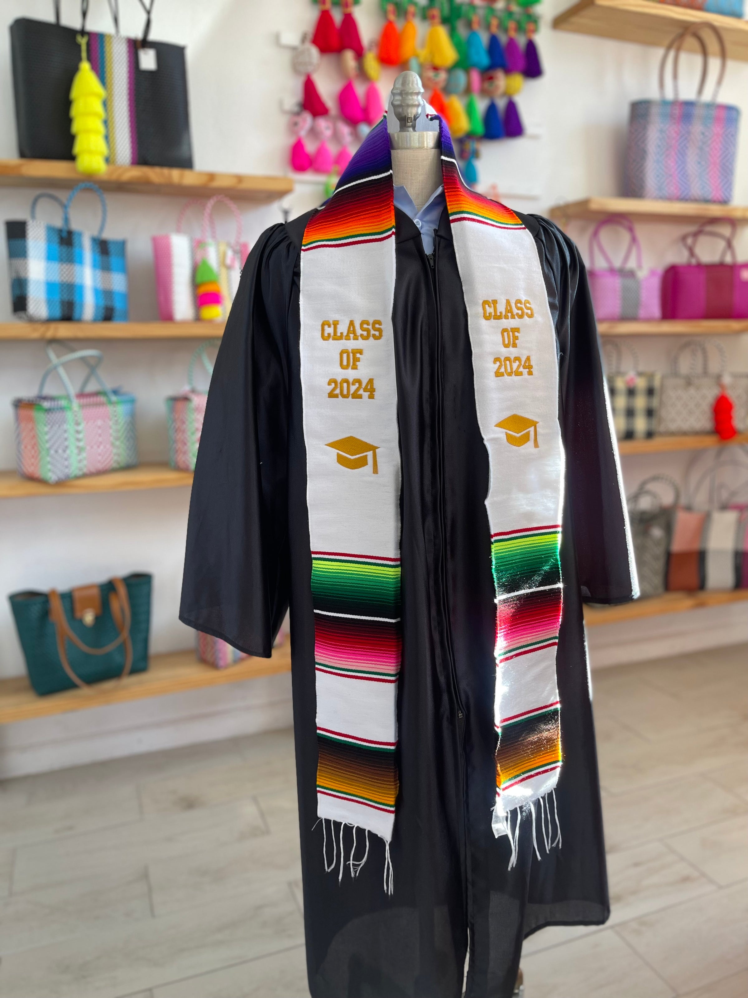 Mexican Sash MonkeyVan Personalized Mexican Graduation Stole, Class Of ...